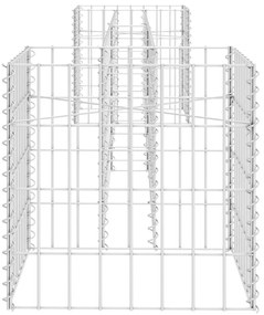 vidaXL Marketos Gabionový truhlík ve tvaru písmene H ocelový drát 260x40x40 cm