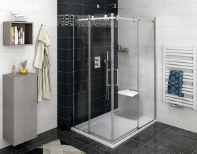 Gelco, DRAGON obdélníková sprchová zástěna 800x1000mm L/P varianta,rohový vstup, GD4280GD4210