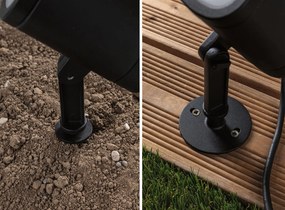P 94849 Plug & Shine LED bodové zahradní světlo Smart Home Zigbee Shira IP65 RGBW+ 6,5W antracit - PAULMANN