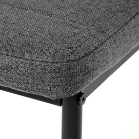 Jídelní stůl 130x70 cm se čtyřmi židlemi ASE-1004 GREY2