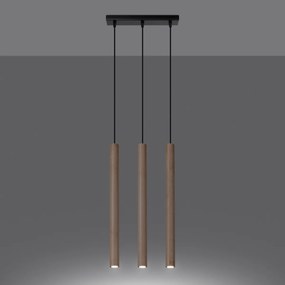 Sollux Lighting Závěsné svítidlo PASTELO 3L dřevo