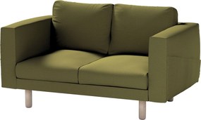 Potah na pohovku IKEA Norsborg 2-místná barva zelená látka pletený vzor