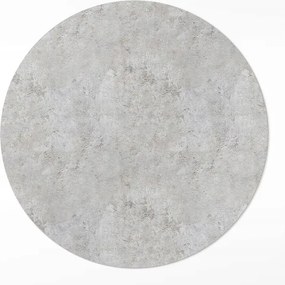 Kulatý Koberec Vinyl pro bydlení Surový průmyslový kámen Beton 100 cm