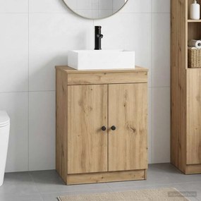 Sada koupelnového nábytku Dub artisan Kompozitní dřevo 3404257