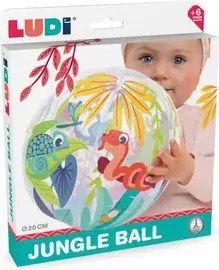 Ludi Nafukovací míč Jungle / od 6 měsíců