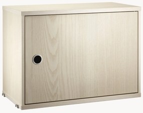 Skříňka pro modulární regálový systém's otočnými dveřmi String System