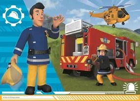 Trefl - Puzzle - Požárník Sam: Záchranný team / 20 dílků / 22 x 16 cm