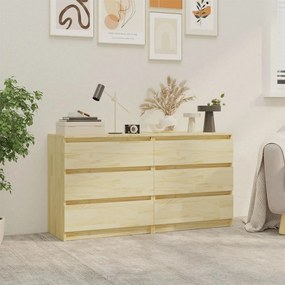 Noční stolky 2 ks 60 x 36 x 64 cm masivní borovice 3093547