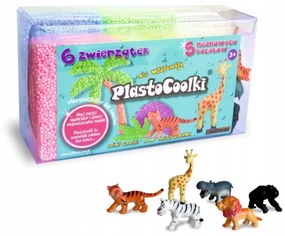 351764 DR Kreativní plastická hmota PlastoCoolki - 6 safari zvířátek