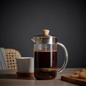 IKEA 365+ Konvice na čaj/kávu, čiré sklo/nerezavějící ocel, 1 l