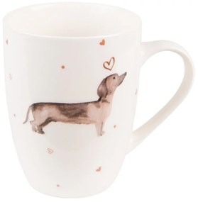 Porcelánový hrnek s jezevčíkem Dachshund Love – 300 ml