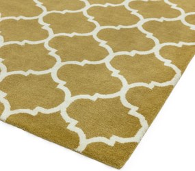 Žlutý  koberec Swans Ogee Ochre Rozměry: 120x170 cm