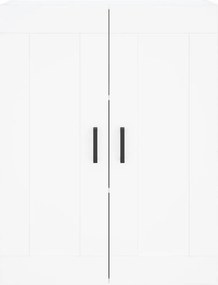 Skříň highboard bílá 69,5 x 34 x 180 cm kompozitní dřevo 3200001