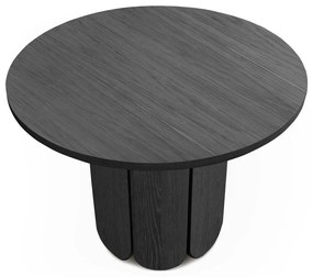 Kulatý jídelní stůl v dekoru dubu ø 98 cm Soft – Woodman