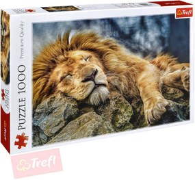 TREFL PUZZLE Foto Spící lev 1000 dílků 68x48cm skládačka 110447 tr110447