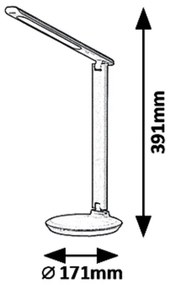 Rabalux 6979 - LED Stmívatelná stolní lampa OSIAS LED/9W/230V