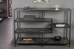 Designový regál Maille 114 cm mramor antracit