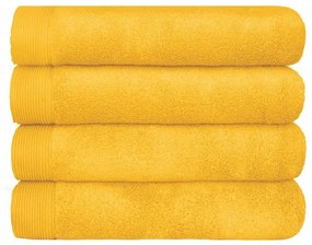 SCANquilt modalový ručník MODAL SOFT žlutá osuška 70 x 140 cm