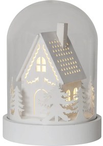 Bílá světelná dekorace s vánočním motivem ø 12,5 cm Kupol – Star Trading