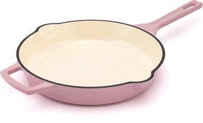 Elmich Smaltovaná litinová pánev Ember 26 cm - růžová