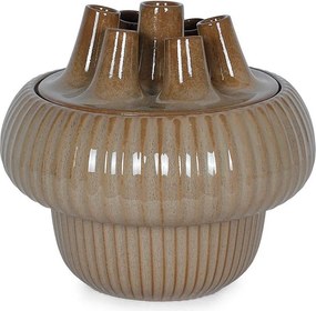 Taupe váza z kameniny (výška 25,5 cm) Olyssia – Bizzotto