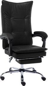 vidaXL Kancelářská židle umělá kůže [20353] Barva: Černá