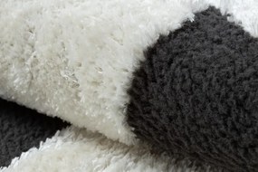 Dywany Łuszczów Kusový koberec Mode 8598 geometric cream/black Rozměry koberců: 140x190