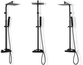 Rea Milan - sprchový set, černá, REA-P7000
