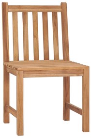 Zahradní židle s poduškami 8 ks masivní teak,  3073168