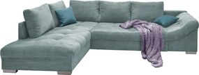 XXXLutz ROHOVÁ SEDAČKA, textil, světle modrá P & B - Sedací soupravy - 002310006722