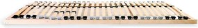 Lamelový rošt postele s 28 lamelami 7 zón 70 x 200 cm 246449