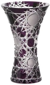 Váza  Flake, barva fialová, výška 255 mm