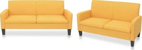 vidaXL 2dílná sedací souprava textil [278213] Barva: Žlutá