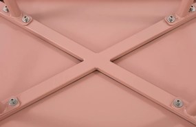 Konferenční stolek Velva - v45 x 80 x 45 cm - Růžová