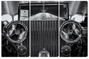 Vícedílný obraz Rolls Royce Zblízka Nedostatek Nedostatek Přírodní plátno 150x100