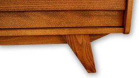 Dřevěná komoda Postelia PATTI 4 zásuvky 100x45 cm z masivu