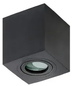Moderní bodové svítidlo Brant square černé