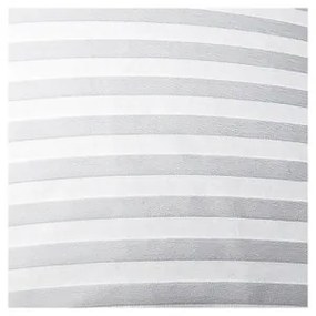 Dadka Povlečení atlas grádl bílý proužek 1 cm  140x200, 70x90 cm