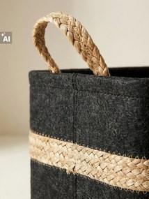 Sinsay - Košík s uchy - černá