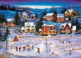 EUROGRAPHICS Puzzle Hvězdy na ledě / 1000 dílků / 68 x 48 cm