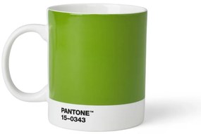 Zelený porcelánový hrnek 375 ml Green 15-0343 – Pantone