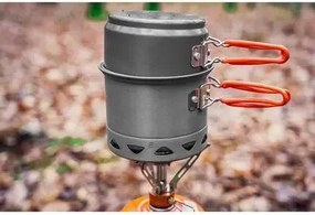 NEO TOOLS 63-144 šedá / Sada hrnců 2v1 / hliník / hrnec / pánev