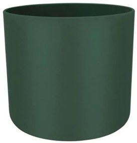 Plastový obal na květináč elho B.FOR SOFT, průměr 14 cm, tmavě zelený