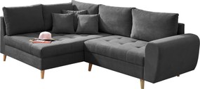 XXXLutz ROHOVÁ SEDAČKA, textil, kompozitní dřevo, antracitová MID.YOU - Sedací soupravy - 002220026004