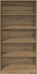 Šatní skříň dub artisan 100 x 50 x 200 cm kompozitní dřevo 3307737