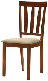 Jídelní čalouněná židle ISABEL mocca/béžová