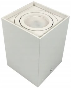 BERGE Podhledové bodové svítidlo 6686 výklopné čtverec - bílá - 115mm