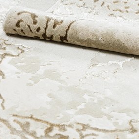 Dywany Łuszczów, Kusový koberec Allure 1961 cream/gold, 140x190, žlutá, kancelář