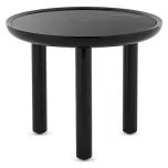 K-Top table kulatý 60 cm ćerná/černý mramor Kartell