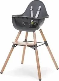 Childhome Evolu 2 Natural - Anthracite / Židlička 2v1 / od 6 měsíců do